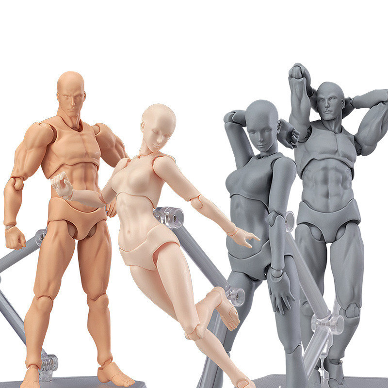 Figma Body 2.0 Figure Art Comics Painting Tools Human Body Sketch Model Joint Action Figure ...