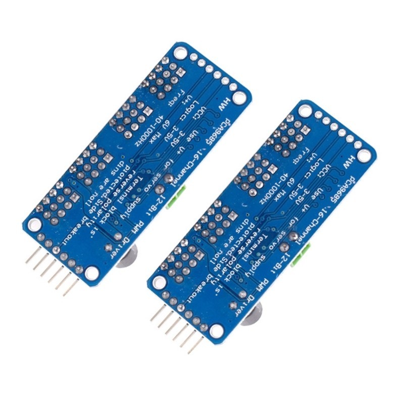 R* 2Pcs 12-Bit PCA9685 16 Channel PWM Servo Motor Driver PCA9685 Module ...