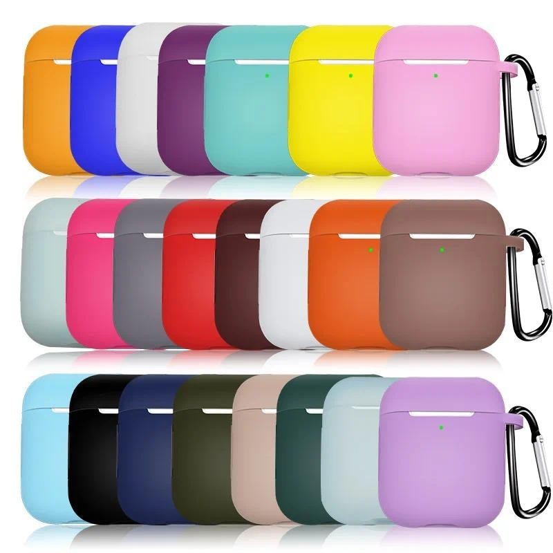 Silicone Earphone Case for Airpods 1 2 Protective Cover Headphone ...
