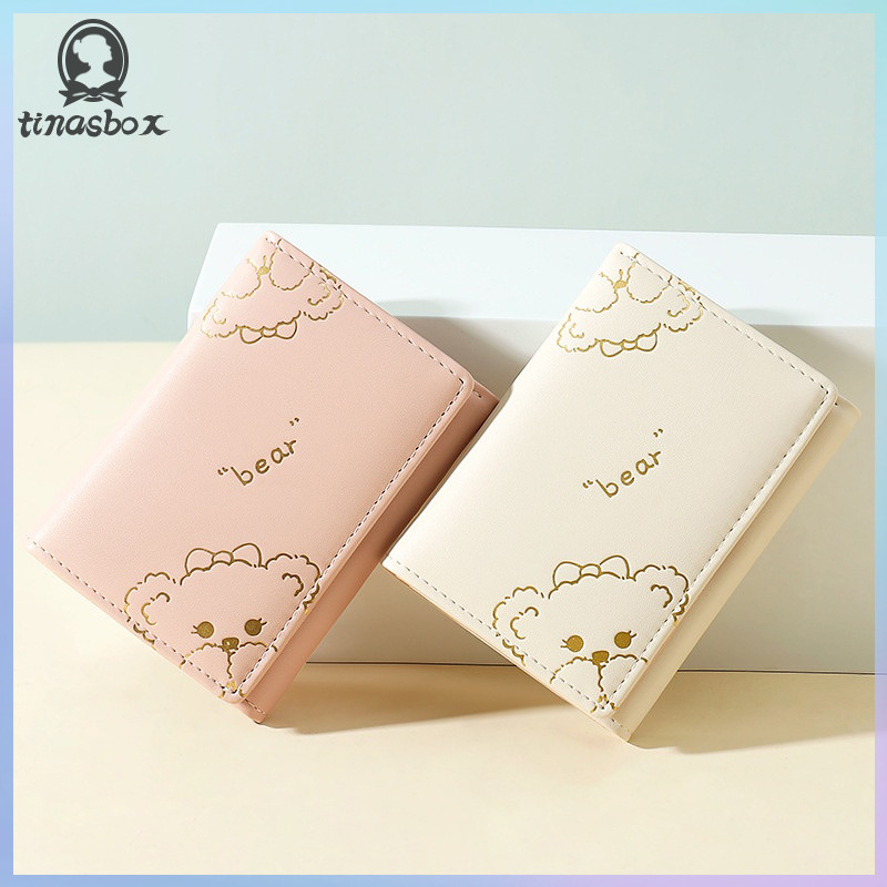TINA Cute Wallet Short Money Bag Women's Student Letter Of Credit ...