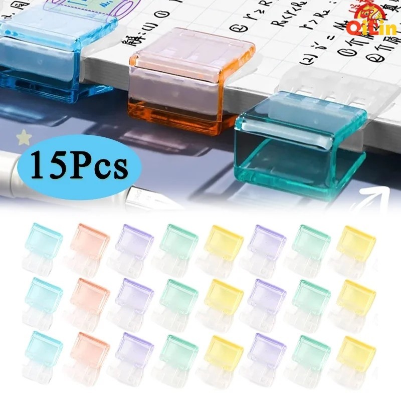 Mini Binder Clips - Transparent Push Clip - Multifunctional - for ...