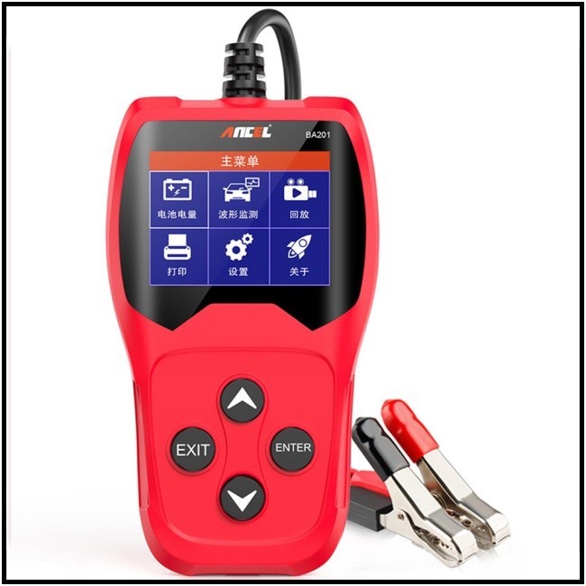CI Ba201 Car Battery Tester Detector 12v 100-2000cca Battery Charging ...