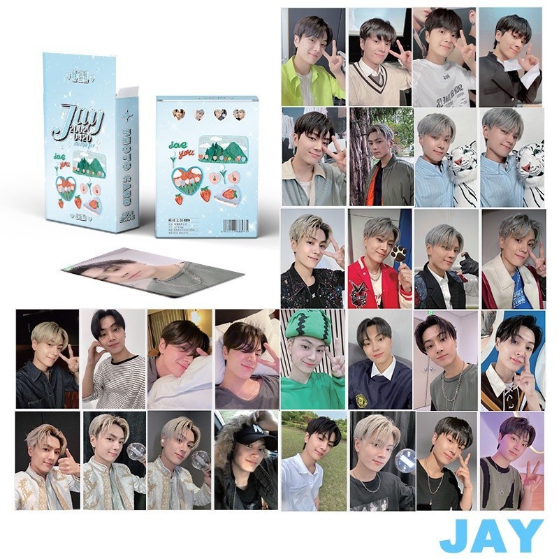 [In stock] 50pcs/box EN JAY Laser holographic lomo small card photocard ...