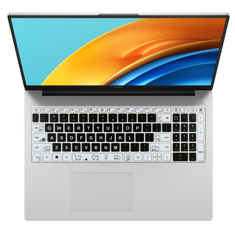 Ultra-thin silicon transparent keyboard film for Huawei MateBook D16 ...