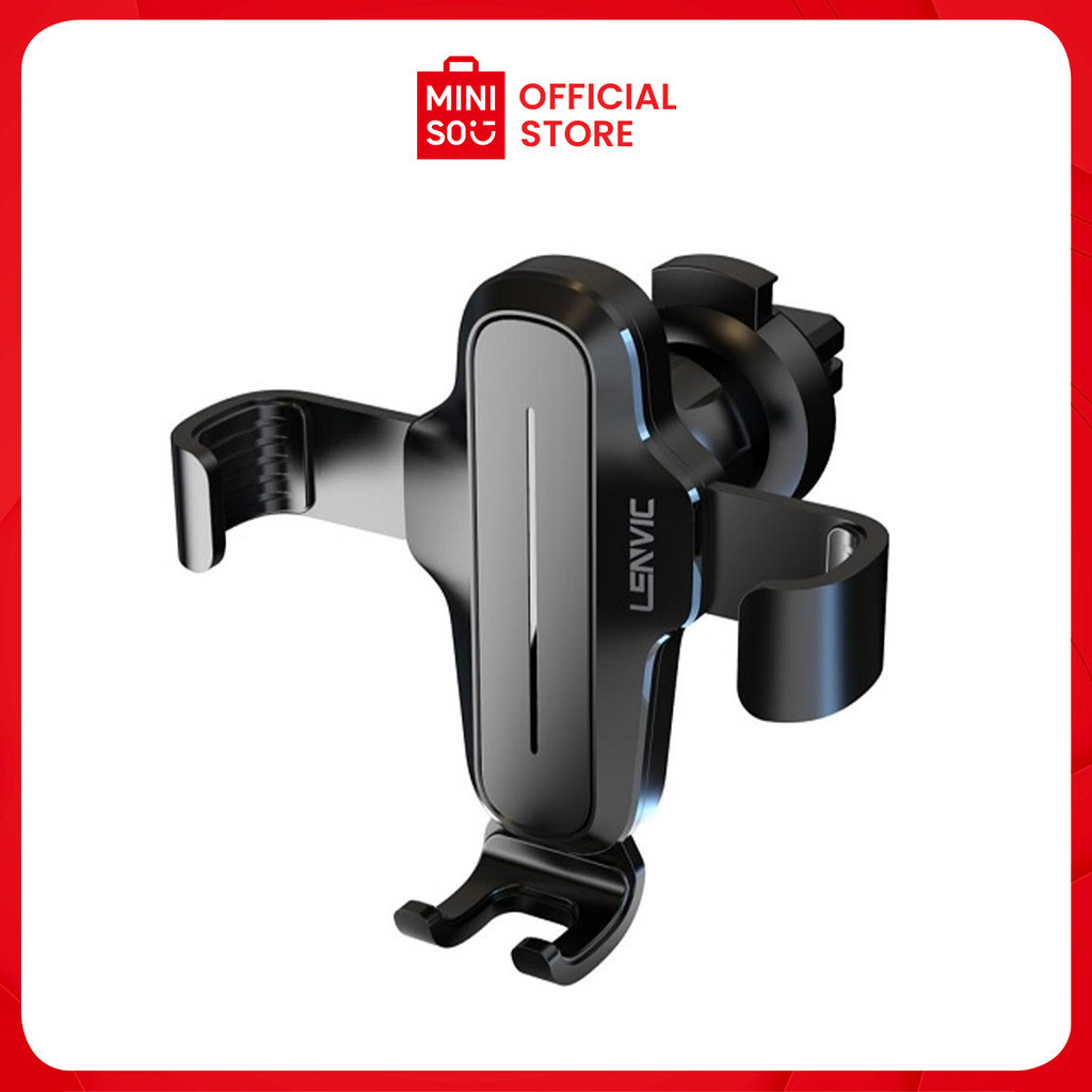 MINISO Sensor Car Phone Support Black | Shopee Philippines