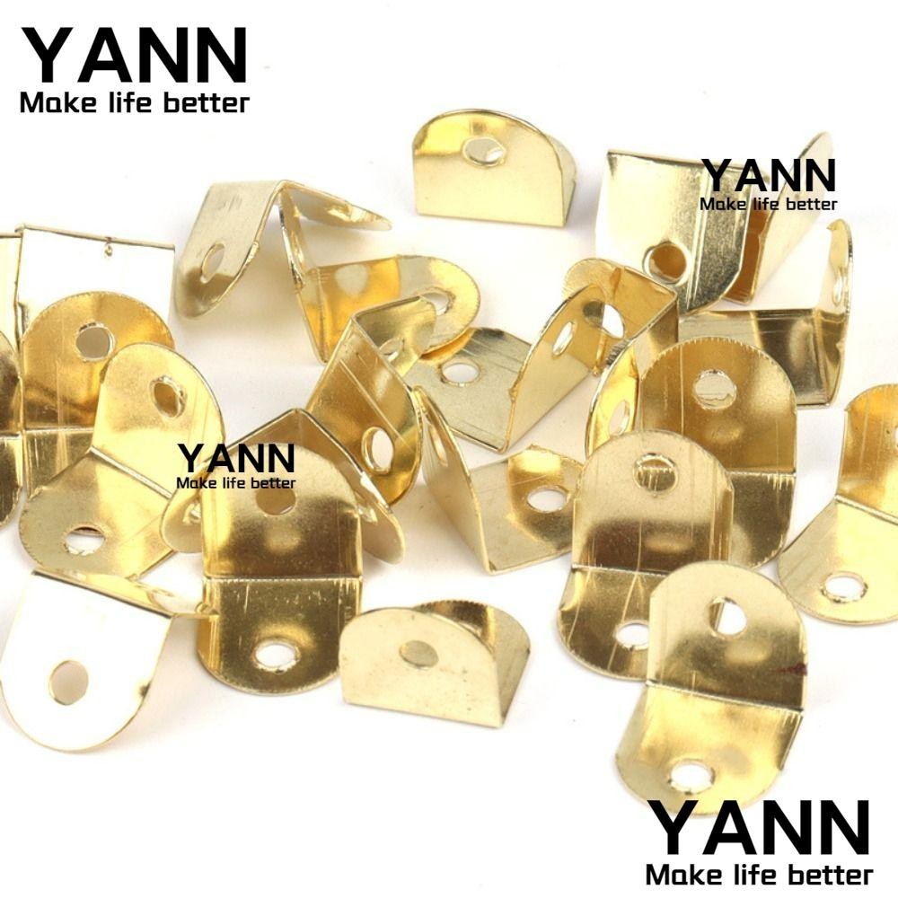 YANN1 100 Pcs Stainless Angle Bracket, Metal Small L Shape Corner ...