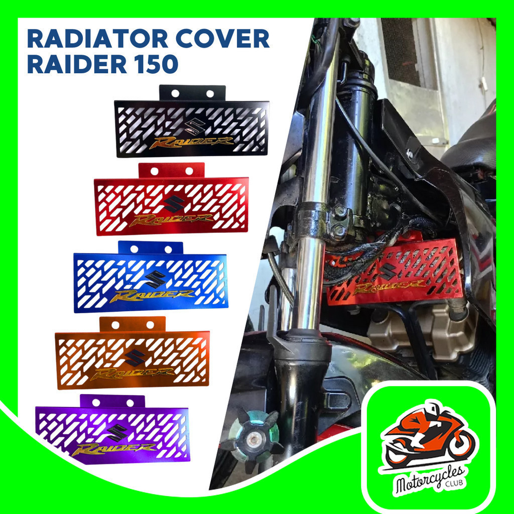 Radiator Cover/Oil Cooler Cover Alloy Raider150/R150 [HURRICANE SPEED ...