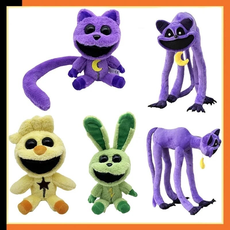 New Smiling Critters Plush Toy Smiling Critters Cat Nap Dogday and ...