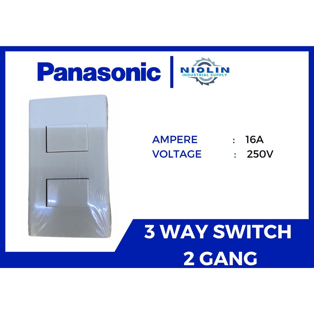 PANASONIC 3 Way Switch 2 Gang WN Series | Shopee Philippines