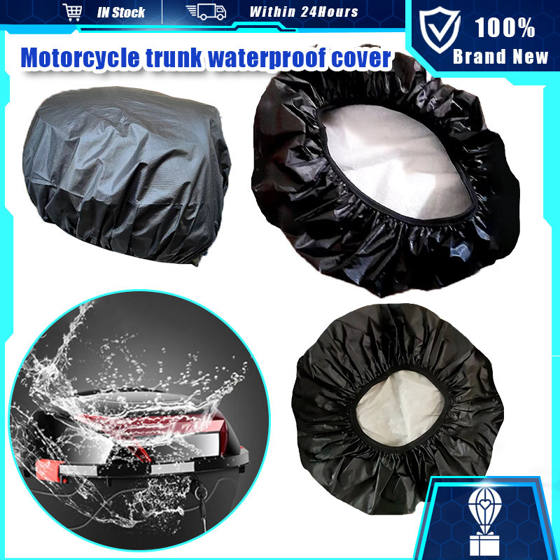 Motorcycle Top Box Cover Waterproof Rain Cover Fits Most Bicycle Basket ...