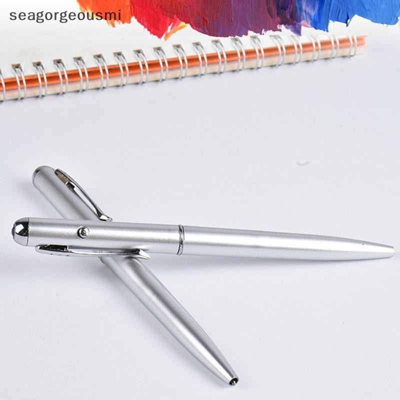 Seph Creative Magic LED UV Light Ballpoint Pen Invisible Ink Pen Secret ...