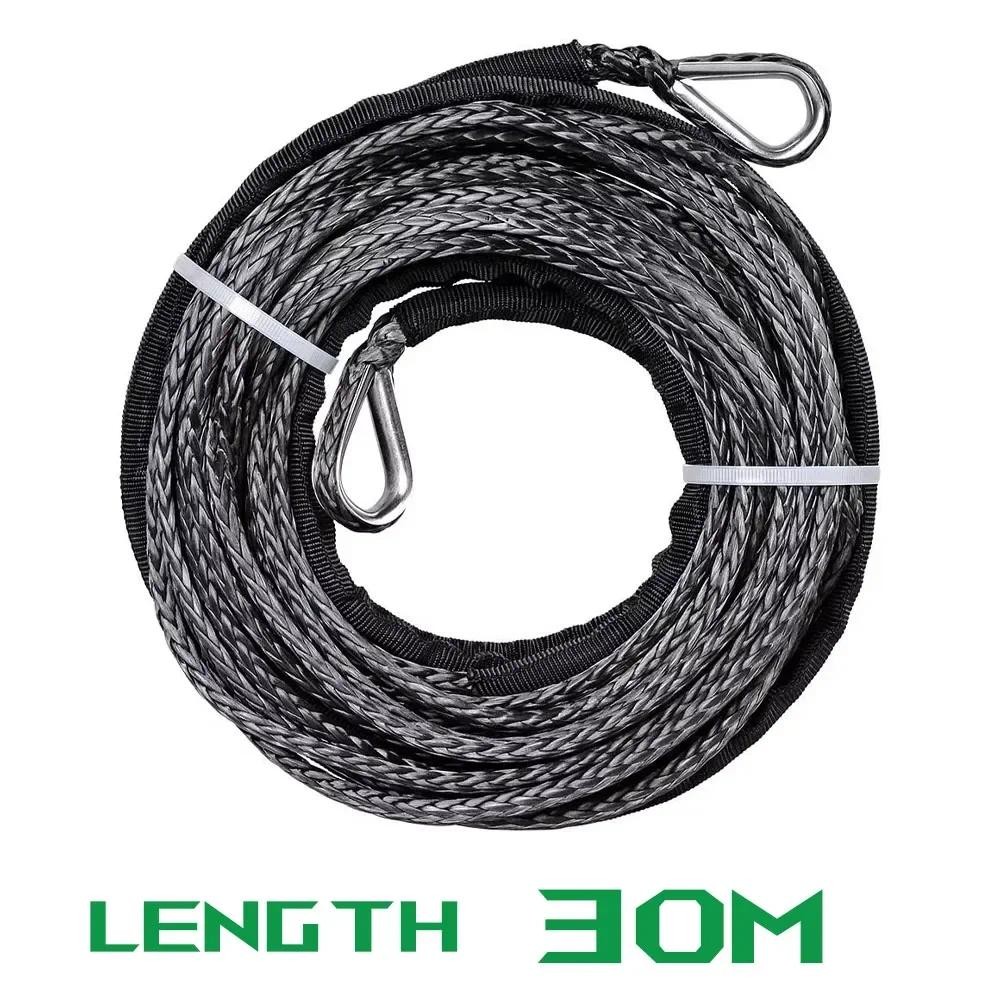 6mm*30m Synthetic Winch Rope Extension Rock Guard For 4X4 Off-Road ...