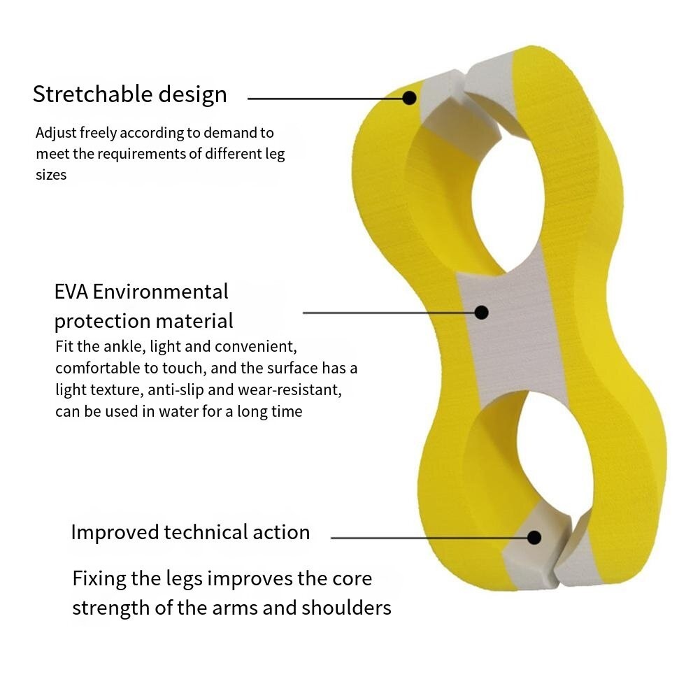 Pull Buoy Leg Float EVA Floating Swimming Training Aid Swimming Float ...