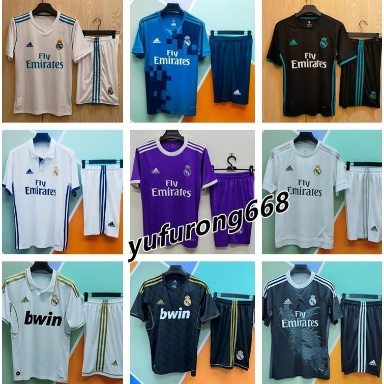 Rmd Men Kit 2017 2018 Real Madrids Home Away 3rd Fan Edition Adult Set ...