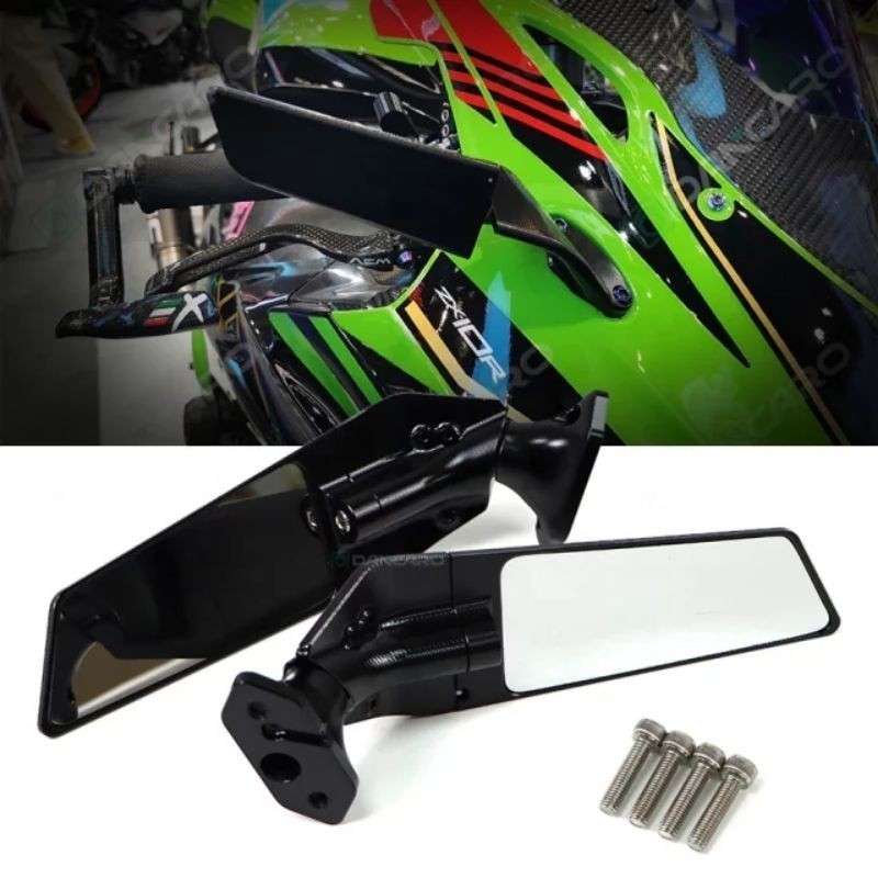 Akai Racing Winglet Mirrors Zx 25 Universal Ninja, R15, R25, Cbr, Gsx ...