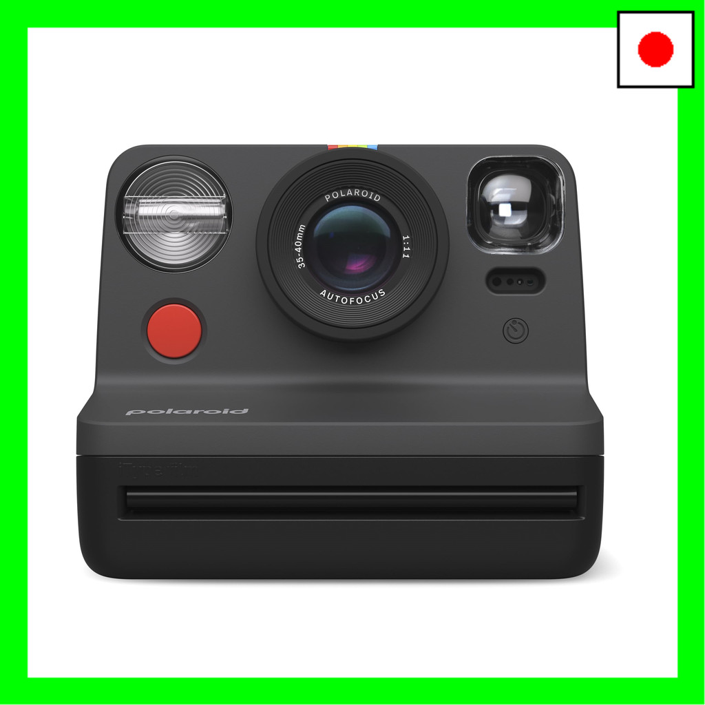 Polaroid Instant Camera Polaroid Now Generation 2 - Black Black (9095 ...