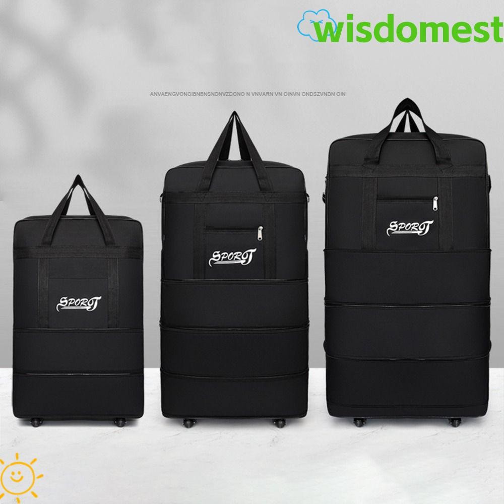WISDOMEST Expandable Foldable Duffle Bag, Expandable Foldable Rolling ...