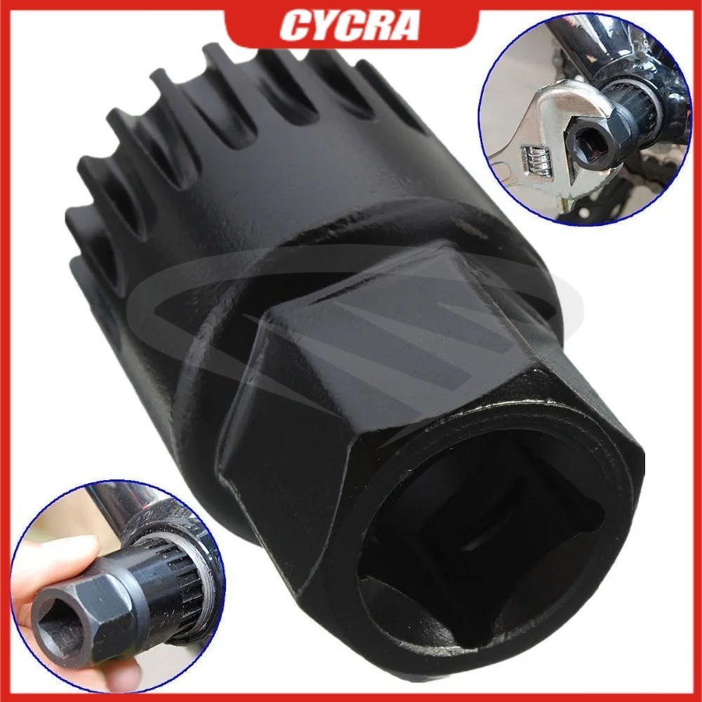Bicycle Rear Cassette Cog Remover Repair Tool Freewheel Socket Bicycle ...