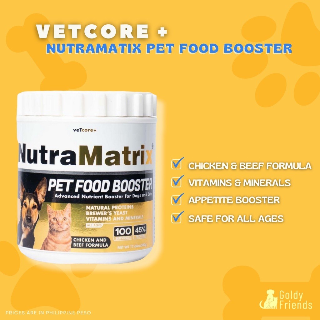 Vet Core Plus NutraMatrix Pet Food Booster 500g | Shopee Philippines