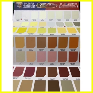 Shop rain or shine color chart for Sale on Shopee Philippines
