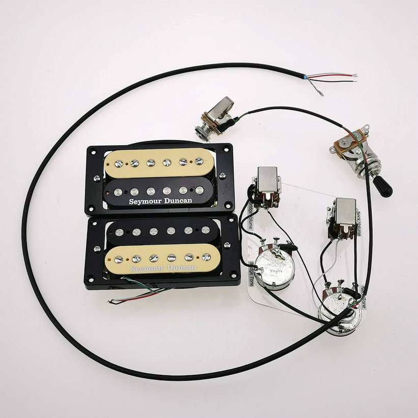 SH-T(New)Guitar Humbucker Pickups 4C With Wiring Harness Push and pull ...