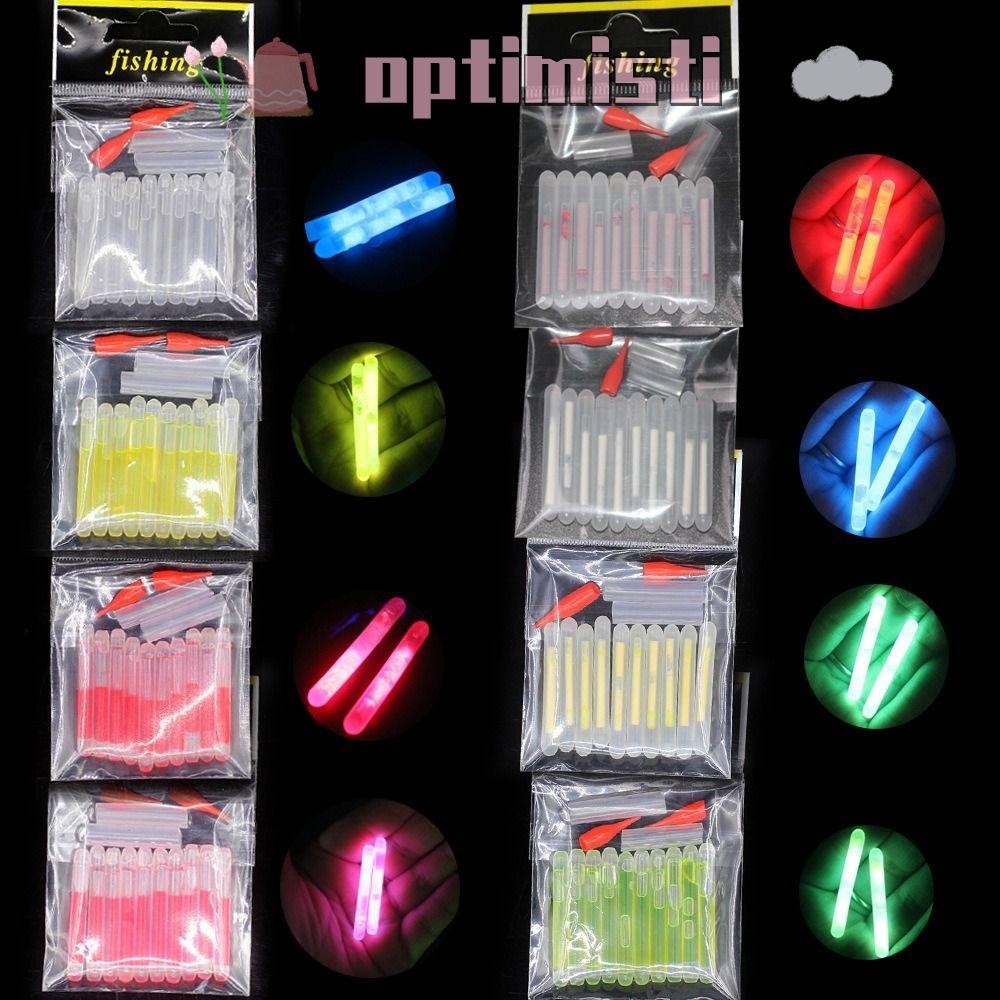 OPTIMISTI 10pcs fishing Light Stick, Rough Fishing Buoy Night Fishing ...