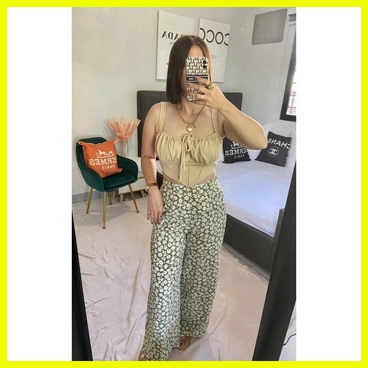 ERIN RUTCHIE CORSET CREPE TOP | Shopee Philippines