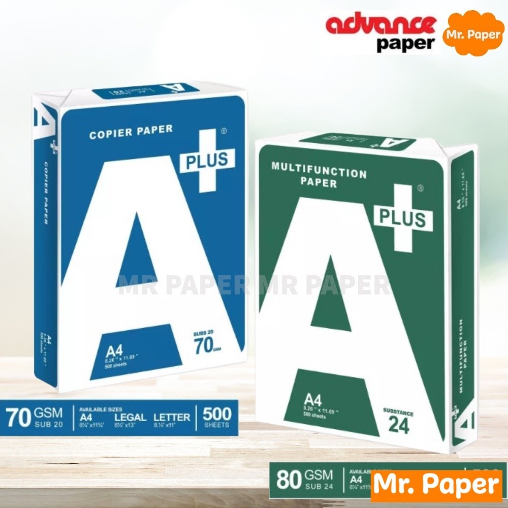 A-Plus Copier Paper Sub 20 | Sub 24 | Mr. Paper | Shopee Philippines