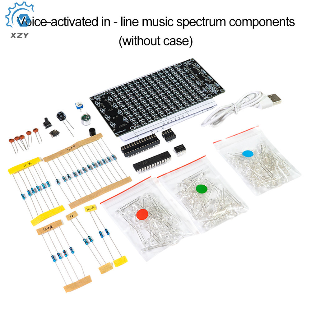 DIY Soldering Project Spectrum USB Mini Electronic Display Sound ...