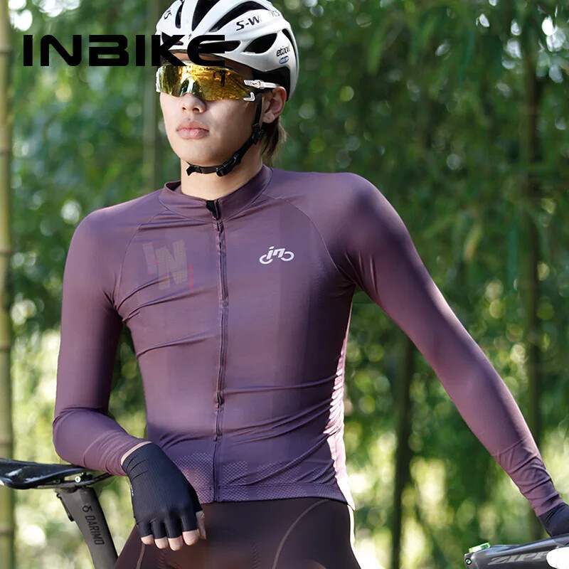 INBIKE Cycling Jersey Men's Long Sleeve Road Bike Clothing Bicycle High Elasticity Quick Drying ...