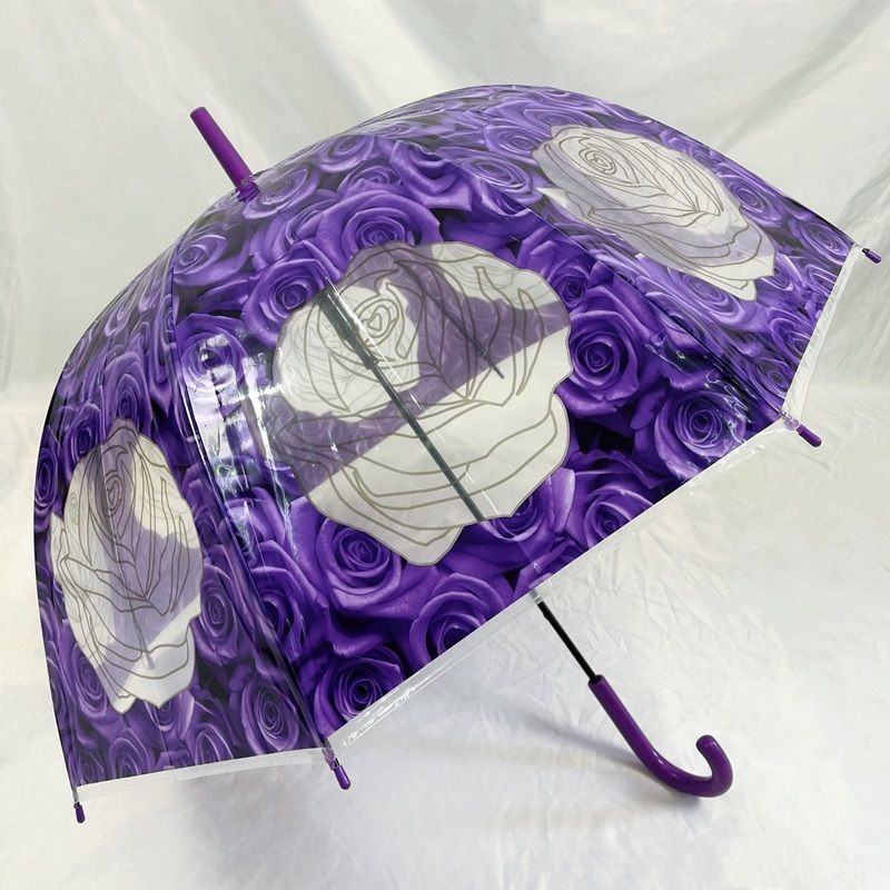 Japanese Style Long Handle Umbrella Rose Arched Umbrella Design Style ...