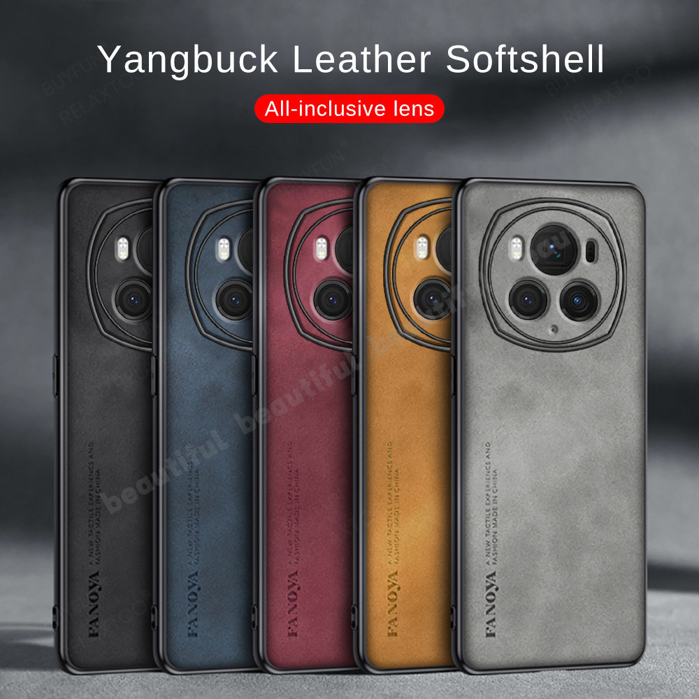 Sheepskin Leather Honor Magic6 Pro Phone Case For Honor Magic 6 Pro ...