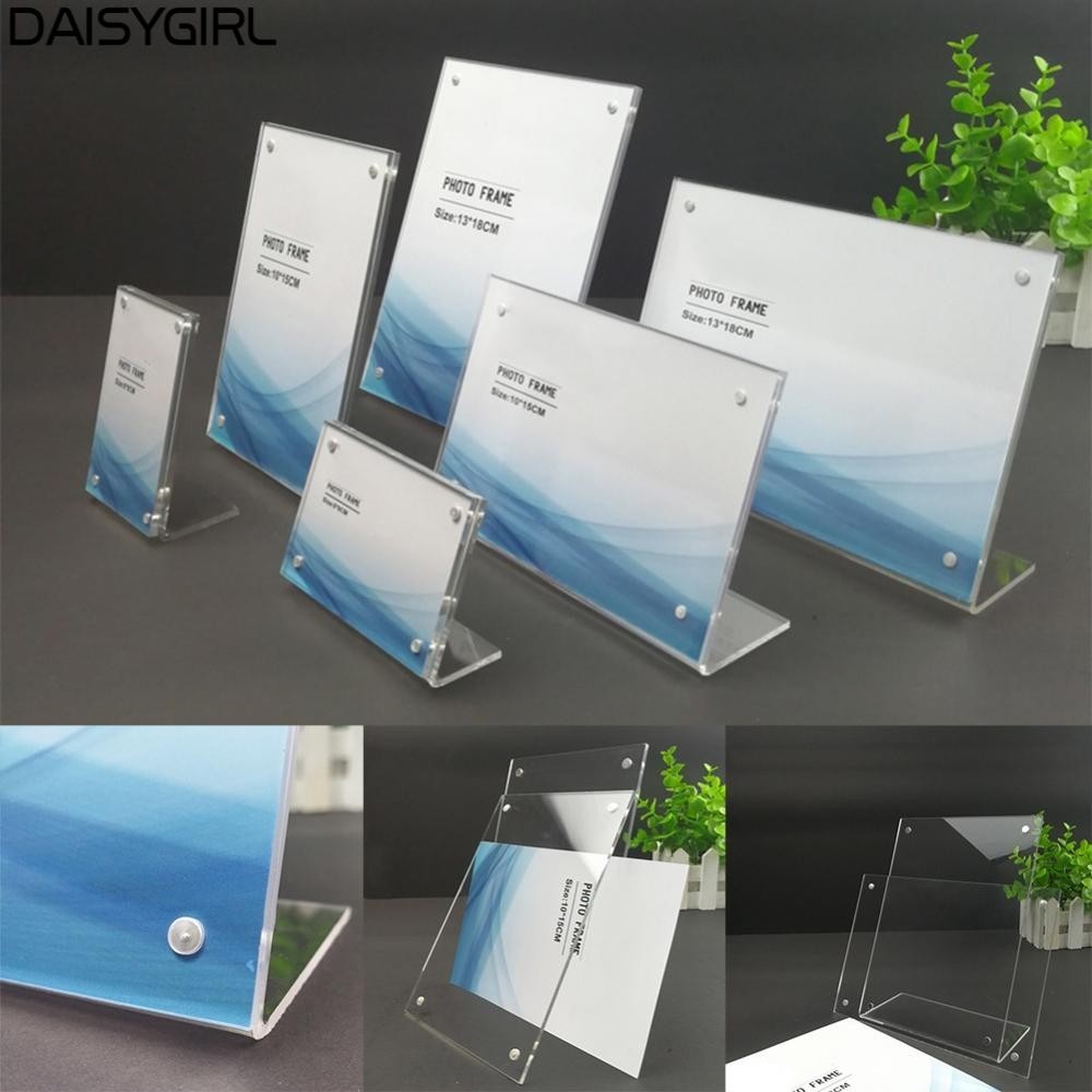 【DAISYG】Clear Acrylic Frame Display Stand with Magnetic Fixtures for ...