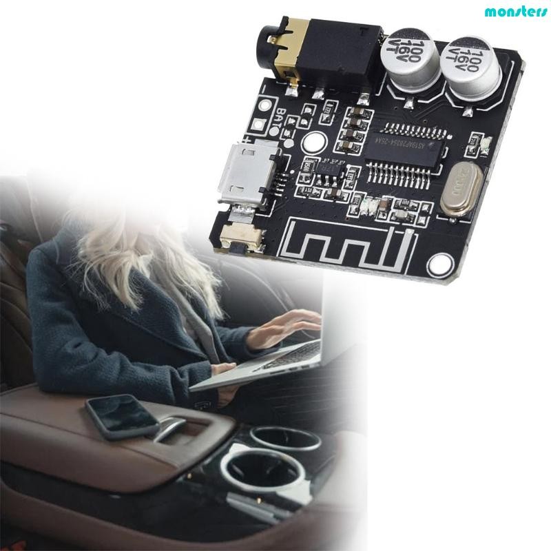 mm Bluetooth-compatible 5 0 Digital Power Amplifier Board AUX Speaker ...