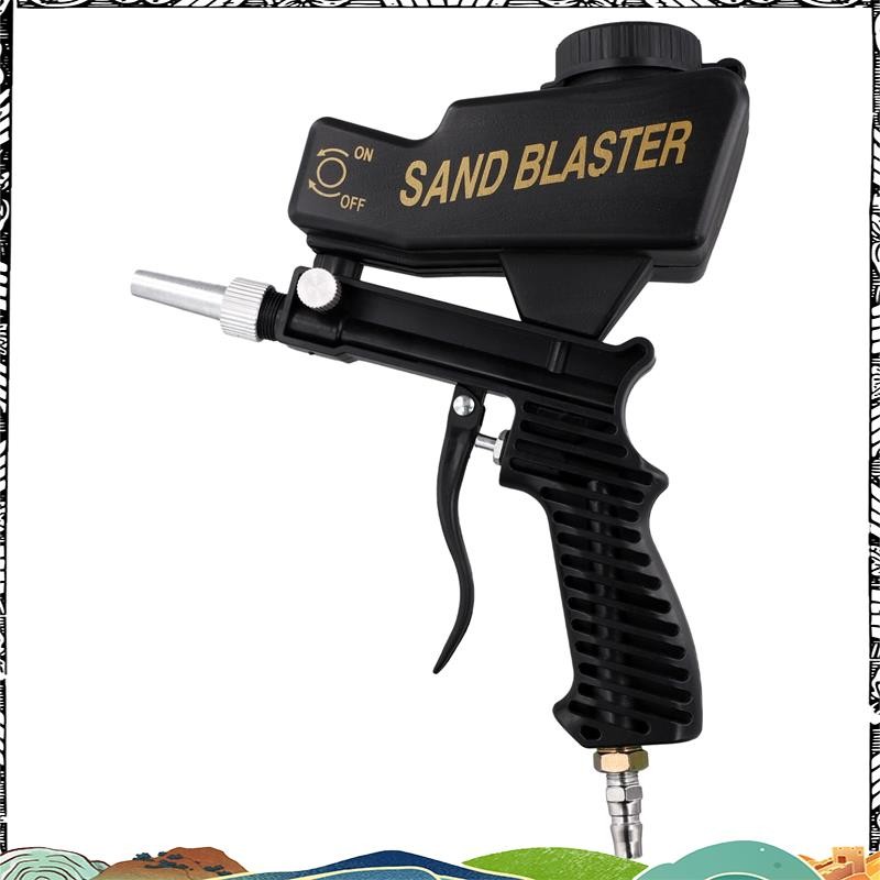 jduefheu25 Sandblasting Tool Portable Adjustable 90psi Handheld ...