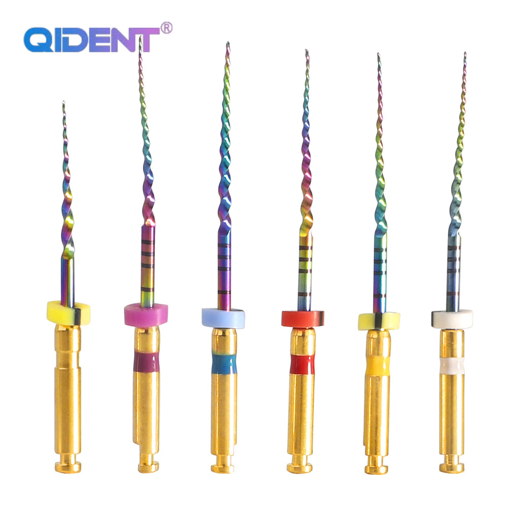 6PCS/Box Dental Files 25mm Cleaning Super Rotary Endodontic Niti File ...