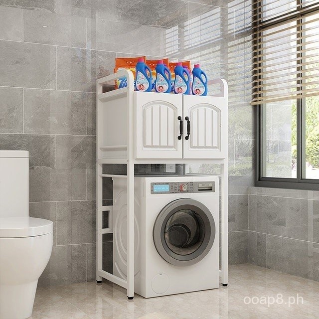 Washing Machine Storage Rack Bathroom Laundry Room Organizer Balcony ...
