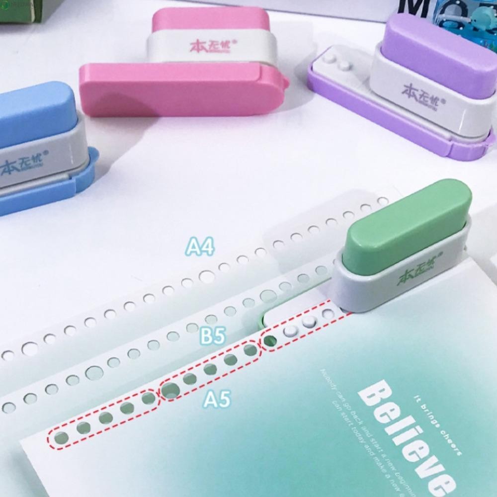 NEEDWAY 5-Hole Paper Punch, 6mm Mini Hand Account Hole Puncher, Loose ...