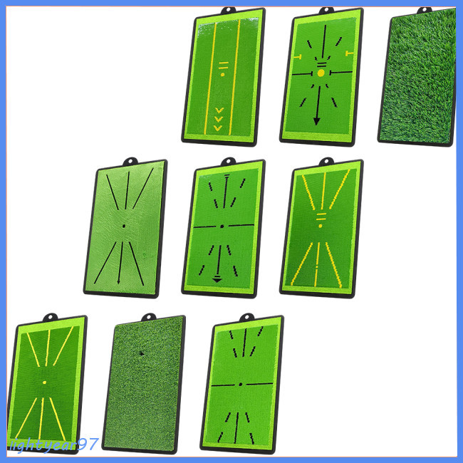 LIGHTYEAR Golf Training Pad Rubber Batting Ball Trace Directional Mat ...