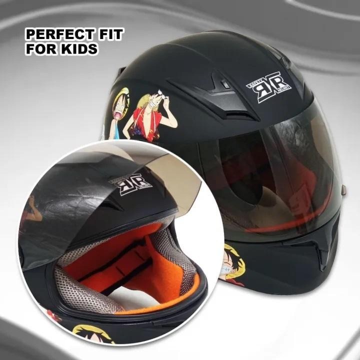 JH RXR 066G-6 Safety Motorcycle Helmet For Child Kids Boy&Girl Large ...