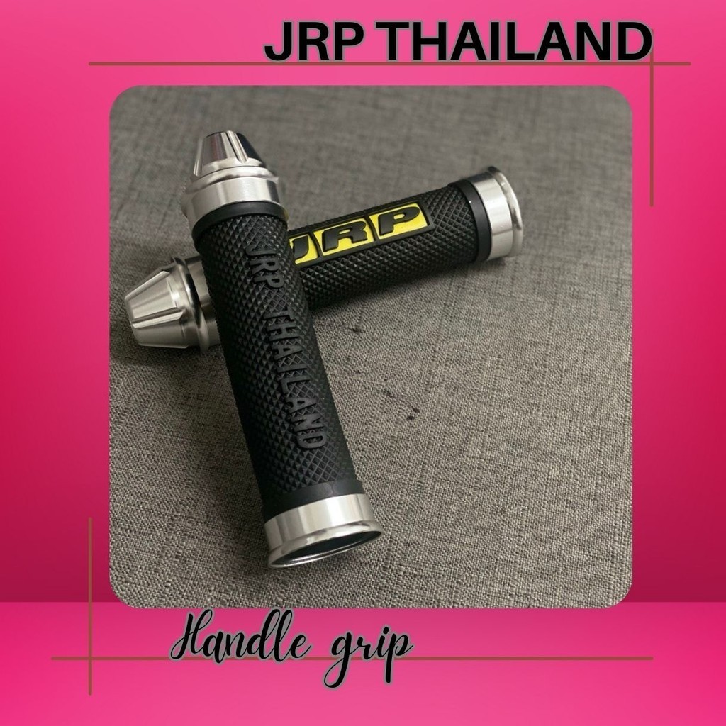 Jrp Thailand universal hand grip with bar end stabilizer silver moto ...
