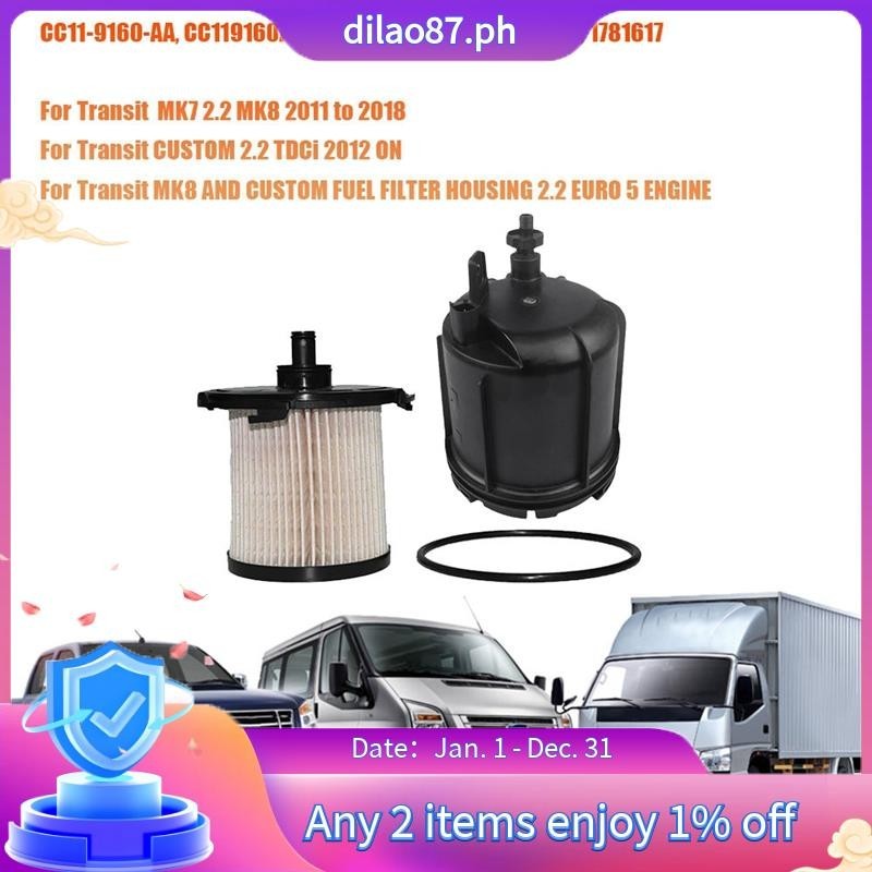 1 Set CC11-9160-AA Diesel Filter Housing Sense & Fuel Filter for Ford ...