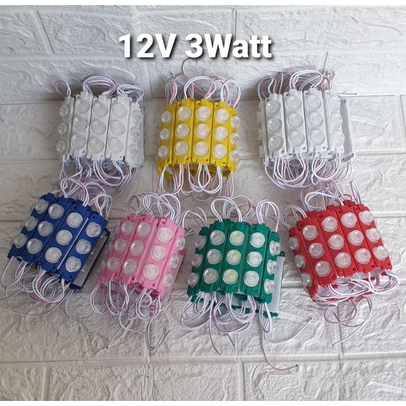 MATA Super Bright 12V 3 Watt LED Module Light with Big Eyes | Shopee ...