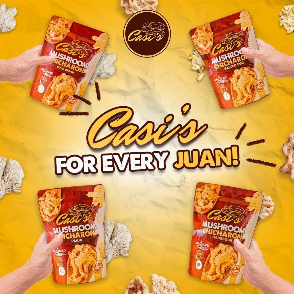 Casi's Mushroom Chicharon Gourmet Crunch, Irresistible Flavor | Shopee ...