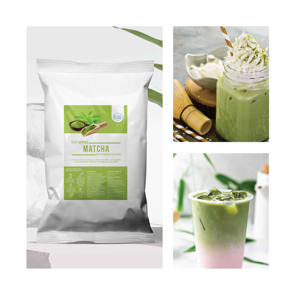 Top Creamery Matcha Powder Flavor 1kg | Shopee Philippines