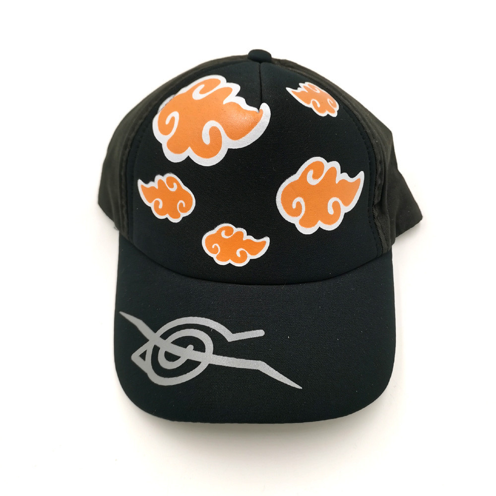 Naruto Akatsuki Red Cloud Baseball Cap Uchiha Sasuke Sun Hats | Shopee ...