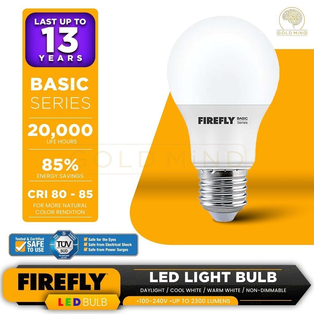Firefly LED BULB ( DAYLIGHT / COOL WHITE / WARM WHITE ) Non- Dimmable ...