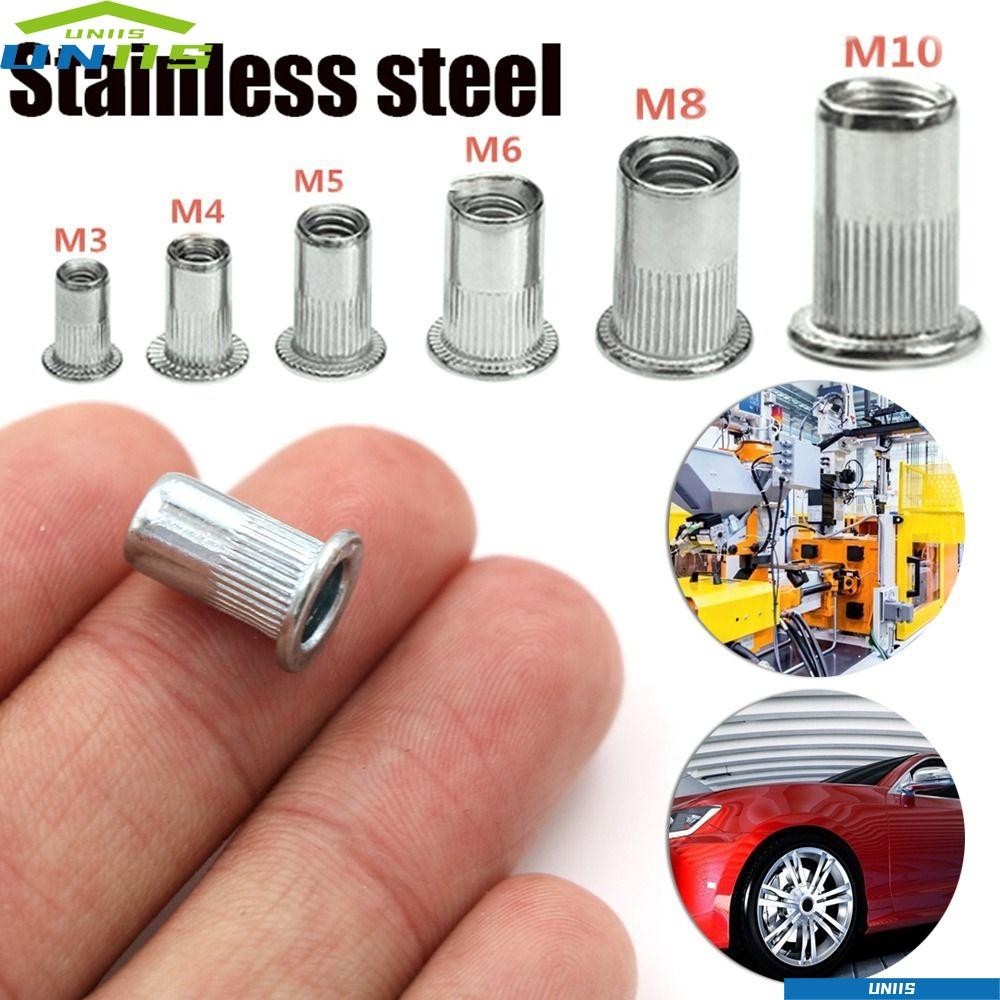 UNIIS 10pcs Stainless Steel Rivnut Metalworking Accessory Tool Set ...