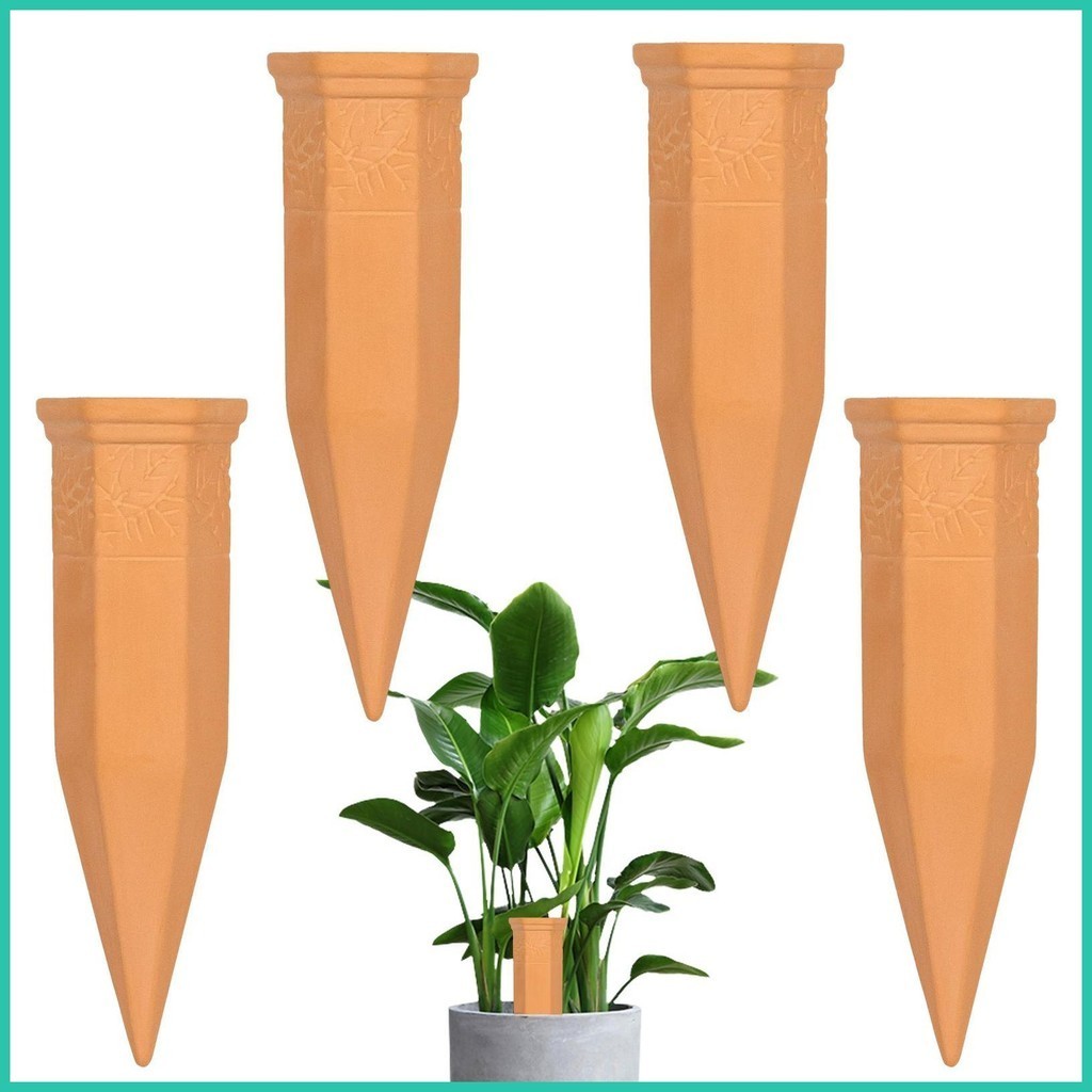 Terracotta Watering Spikes Terracotta Slow Release Plant Watering ...