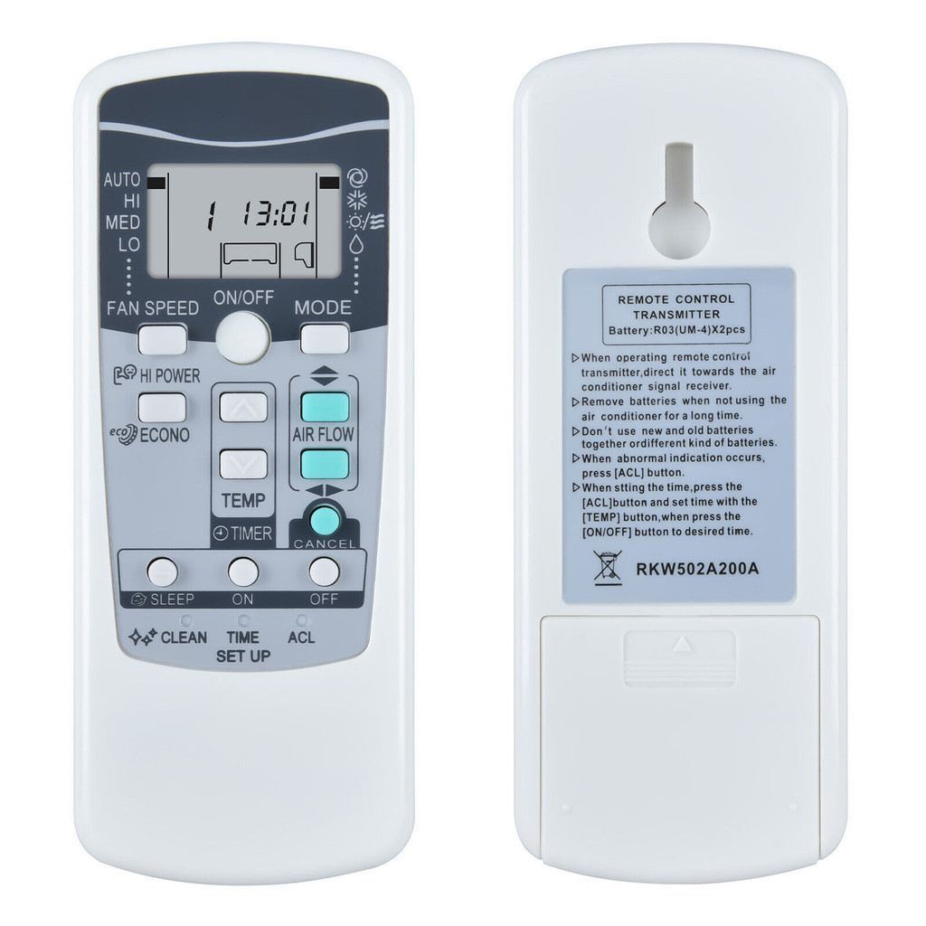 New RKW502A200A For Mitsubishi Heavy Industries Air Conditioner Remote ...